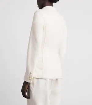 Colombo Cashmere-silk Embellished Blazer