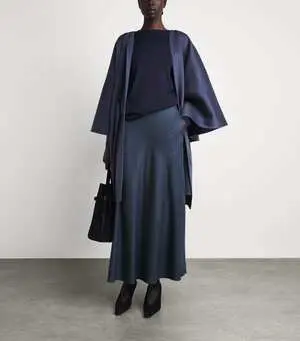 Colombo Cashmere Midi Skirt