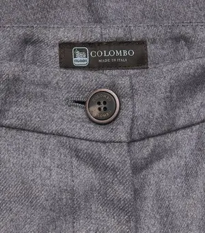Colombo Cashmere Straight Trousers