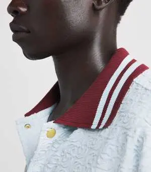Drole De Monsieur Cotton Monogram Short-sleeve Shirt
