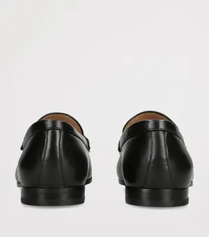 Valentino Garavani Leather Vlogo Loafers