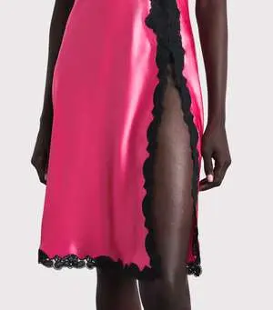 Loretta Caponi Silk Nausica Short Nightdress