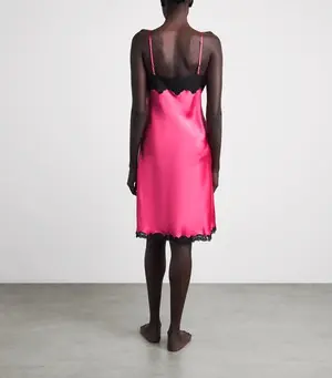 Loretta Caponi Silk Nausica Short Nightdress