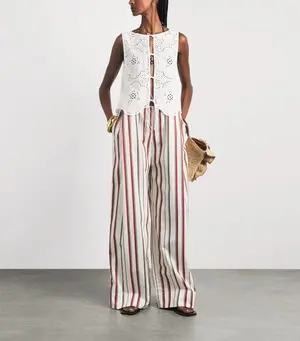 Matteau Broderie Anglais Sleeveless Blouse