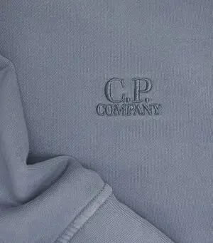 C.P. COMPANY Cotton Embroidered Logo Crewneck Sweatshirt
