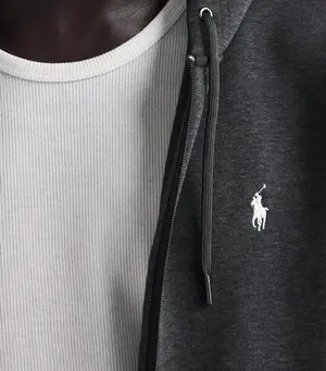 Polo Ralph Lauren Zip-up Hoodie With Embroidered Logo