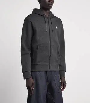 Polo Ralph Lauren Zip-up Hoodie With Embroidered Logo