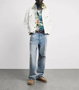 CHERRY LOS ANGELES West Coast" Denim Trucker Jacket