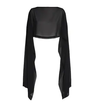 Talbot Runhof Organza Shawl