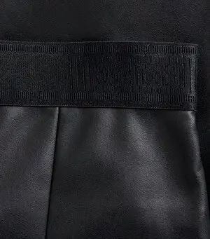 Wolford Faux Leather Cropped Slim Fit Trousers