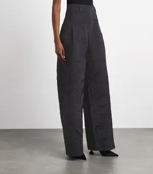 Ulla Johnson Satin Crinkled Carine Trousers