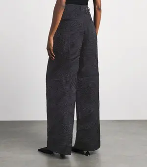 Ulla Johnson Satin Crinkled Carine Trousers