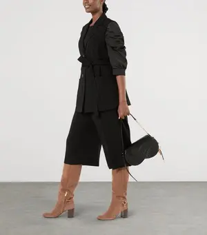 Marina Rinaldi Sleeveless Belted Blazer