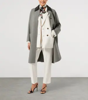 Marina Rinaldi Fox Double-breasted Blazer