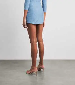 Devon Windsor Romina Mini Skirt - Blue