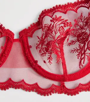 Simone Perele Lace Intrigue Half-cup Bra