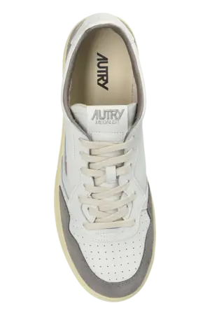 AUTRY Medalist" Lace Up Sneakers - White