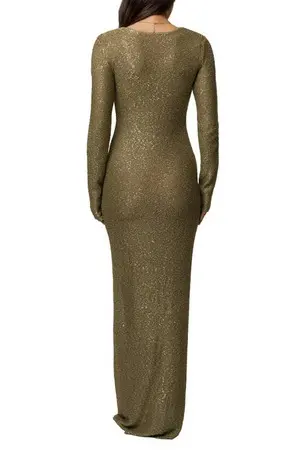 JLUXLABEL Muse Sequin Maxi Dress