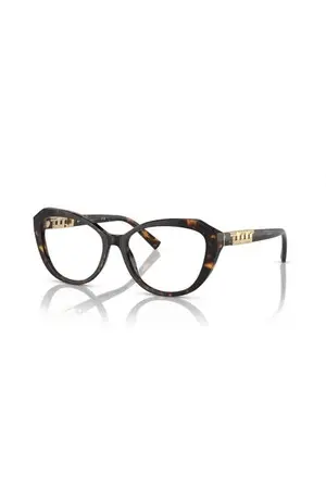 Tiffany & Co. 52mm Cat Eye Optical Glasses - Tortoise