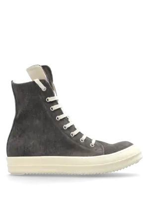 Rick Owens Ankle-high Sports Shoes ‘vegan Sneaks - Grey