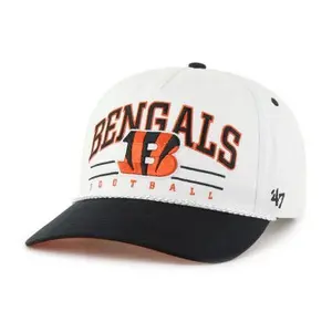 '47 47 Cincinnati Bengals Roscoe Two-toned Hitch Adjustable Baseball Cap - White