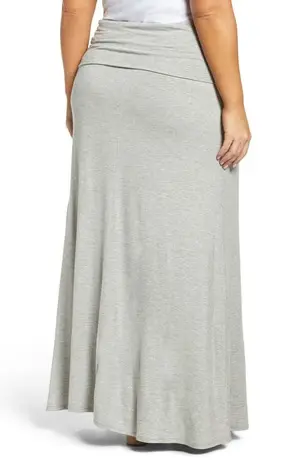 Loveappella Fold Over Maxi Skirt