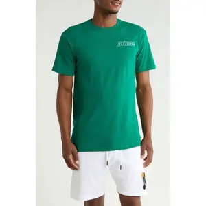 PRINCE Logo Cotton Blend Graphic T-shirt - Green