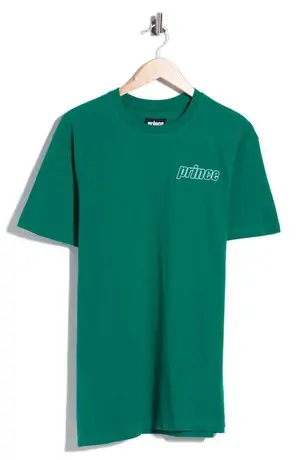 PRINCE Logo Cotton Blend Graphic T-shirt