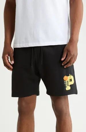 PRINCE Brushed Fleece Shorts - Black