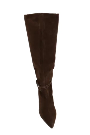 ODISSI Suede Wedge Heel Boots
