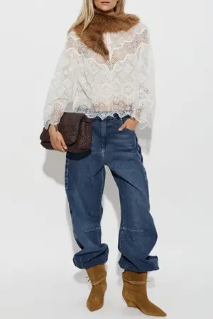 ODISSI Suede Wedge Ankle Boots