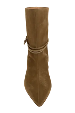ODISSI Suede Wedge Ankle Boots