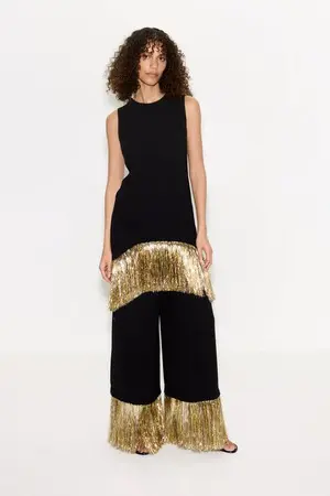 SIMONMILLER Bowie Fringe Mini Dress