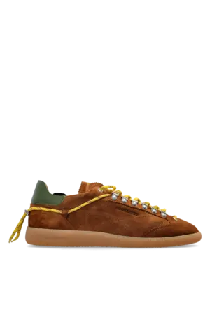 Dsquared2 Rebel Suede Low Top Sneakers - Brown