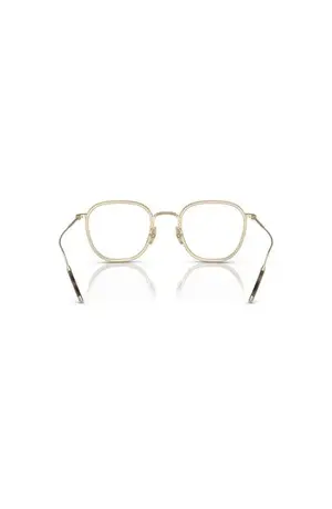 Oliver Spencer Rectangle Titanium Full Rim Eyeglasses