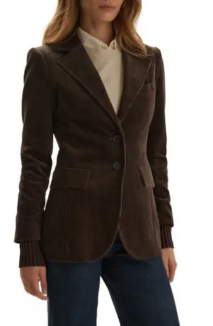Favorite Daughter Notched Lapel Outerwear For Women