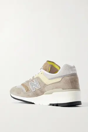 NEW BALANCE 997 Suede And Mesh Sneakers - Beige