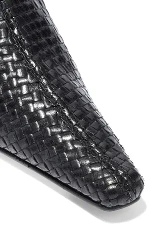 MIISTA Sandy Woven Leather Boots