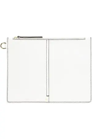 JOSEPH Leather Pouch - Ivory