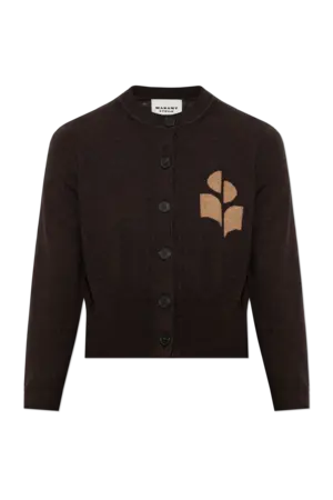 MARANT ETOILE Newton" Cardigan - Brown