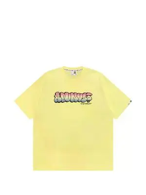 AAPE BY *A BATHING APE Aapeunvs Logo-print Graffiti-effect T-shirt