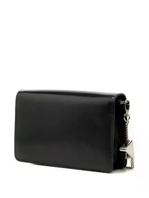 Prada 2013-2026 Spazzolato Leather Flap Crossbody Bag - Black