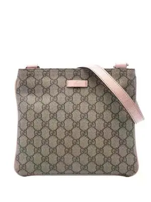Gucci 2016-2026 Gg Supreme Crossbody Bag - Neutrals
