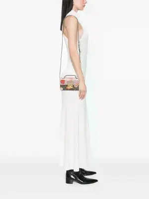 Gucci Mini Gg Supreme Monogram Les Pommes Padlock Satchel