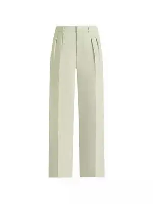 Manière De Voir Tailored Twin Pleat Trousers - Green