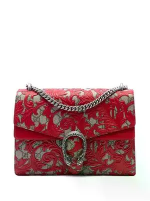 Gucci 2016-2026 Medium Gg Supreme Arabesque Dionysus Shoulder Bag - Red