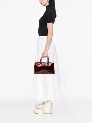 LOUIS VUITTON Monogram Vernis Wilshire Pm Handbag - Red