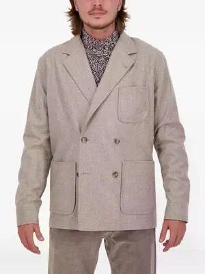 Tagliatore Double-breasted Patch-pocket Blazer