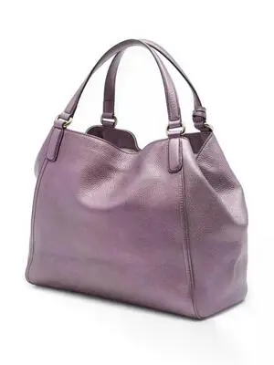Gucci 2016-2026 Medium Metallic Leather Soho Cellarius Tote Bag