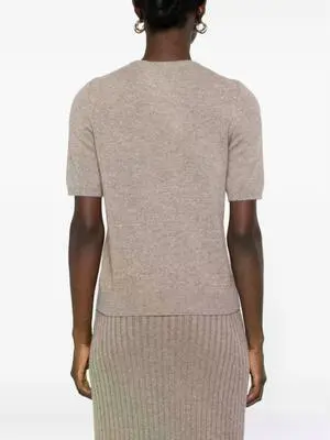 Eric Bompard Short-sleeved Knitted T-shirt